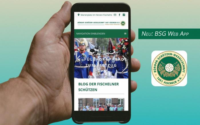 BSG Web App für unterwegs